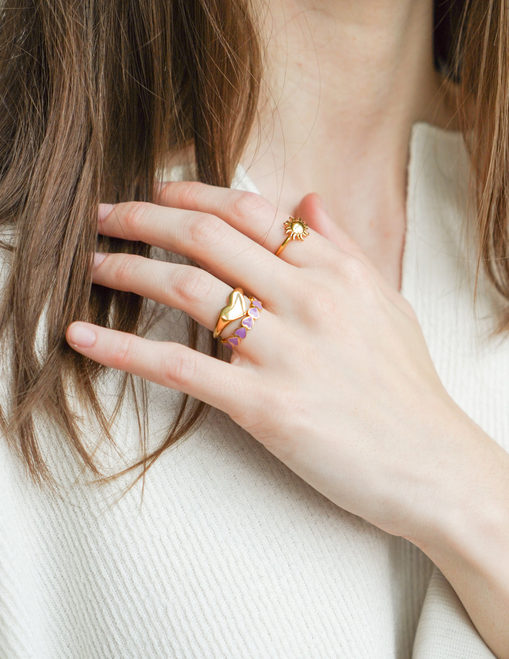 Gold Sunset Ring - Elegant Christian Jewelry Statement | Rep The One