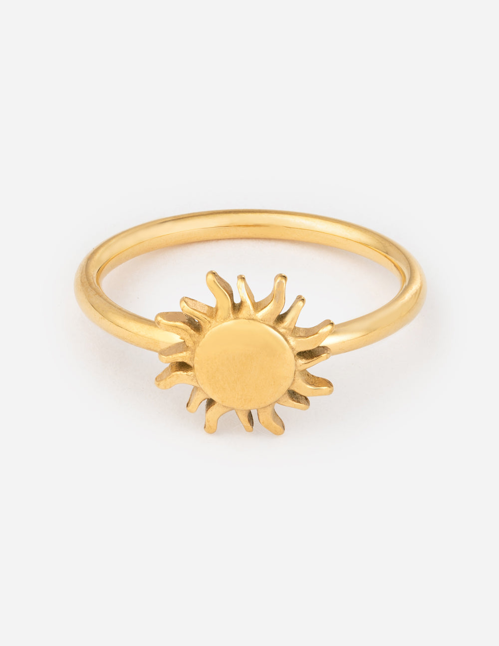 Gold Sunset Ring - Elegant Christian Jewelry Statement | Rep The One